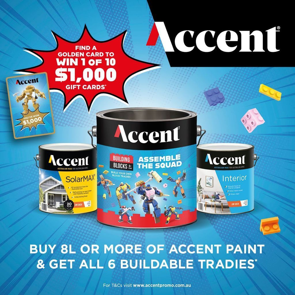 Accent goes collectible for 'Assemble The Squad' campaign with buildable tradies | Mi3