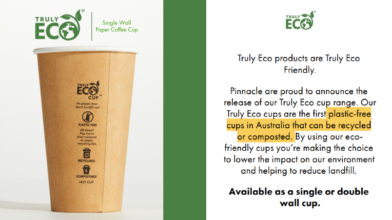 BioPak took a coffee cup competitor to task over misleading ...