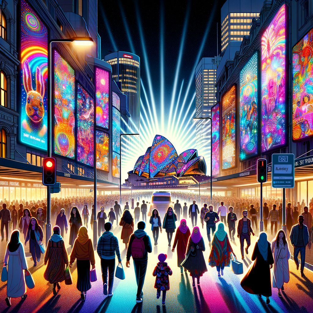 QMS lights up Sydney streets for Vivid | Mi3