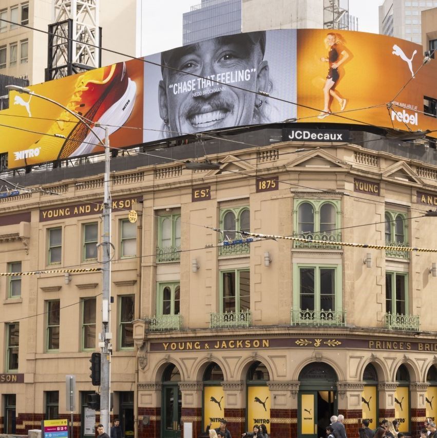 Puma, JCDecaux create 'Treadmill billboard' to promote new Nitro ...