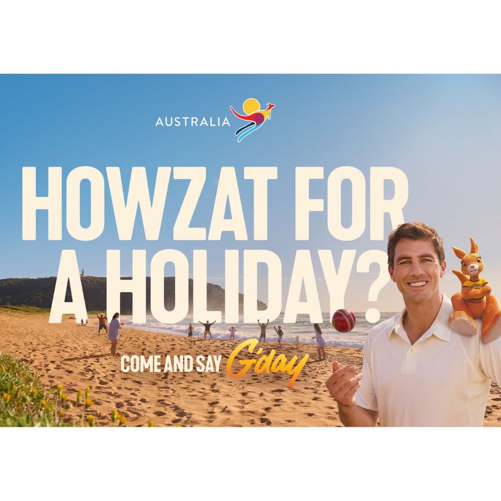 Pat Cummins goes to bat for Tourism Australia in first major campaign ...