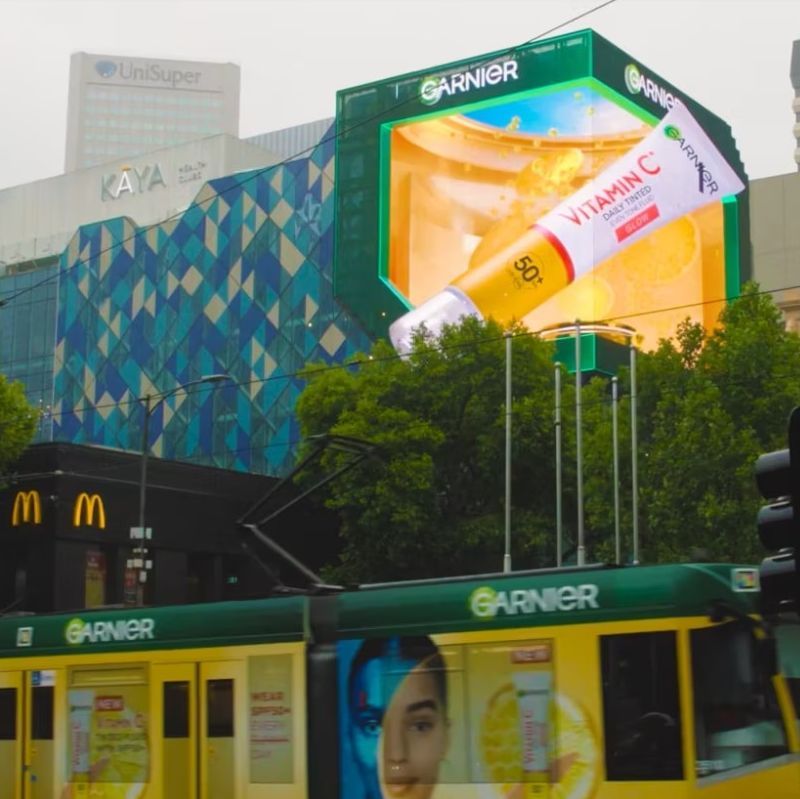 Garnier and Made This unveil anamorphic OOH campaign across ANZ | Mi3