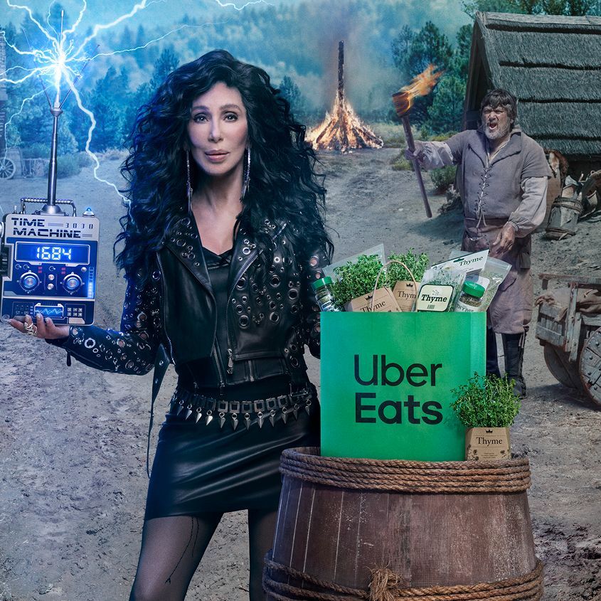 Cher stars in Uber Eats' latest 'Get almost, almost anything' campaign ...