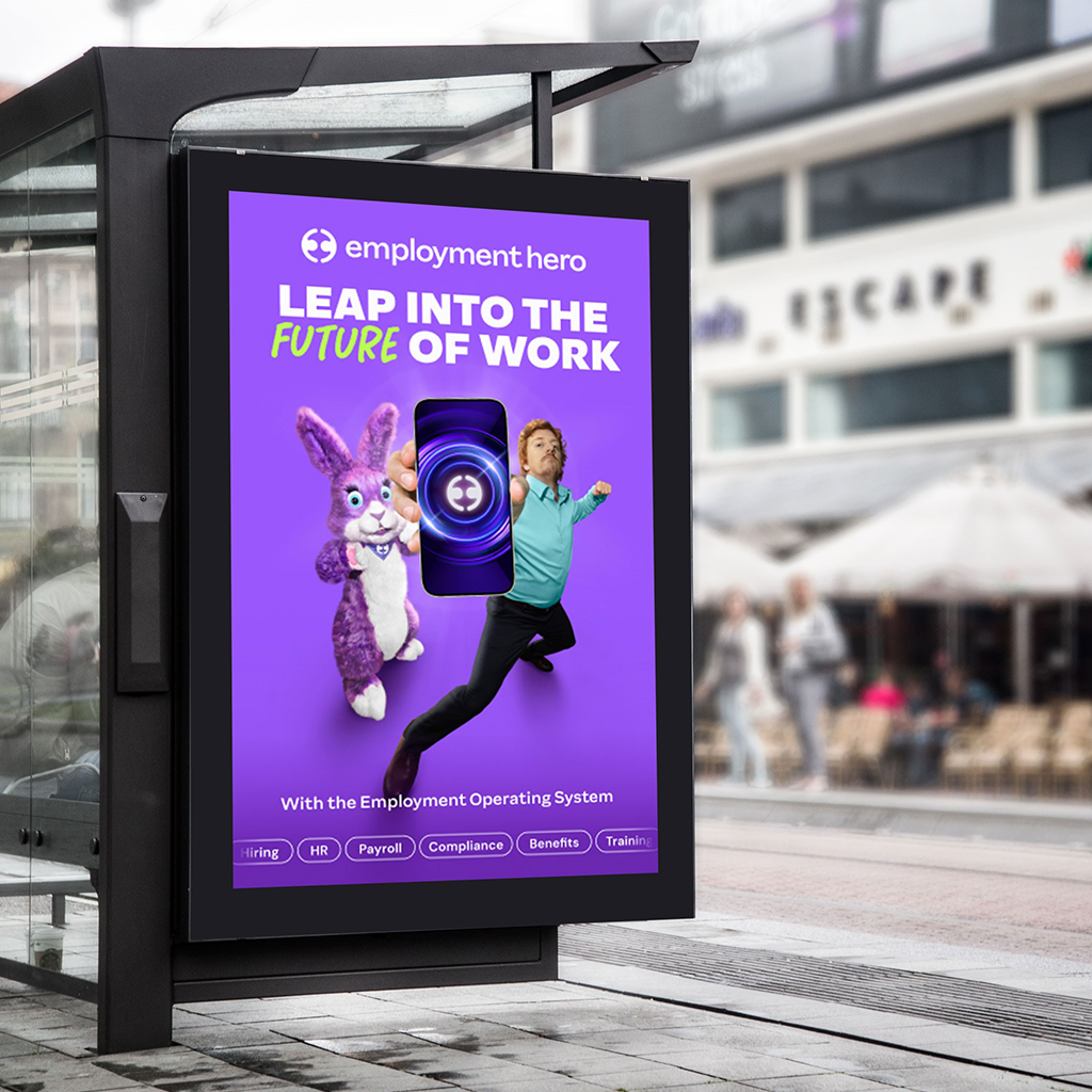 Employment Hero unveils first in-house campaign featuring purple rabbit ...