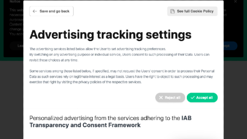 Pop-up tracking consent banners ruled illegal: IAB given deadline to ...